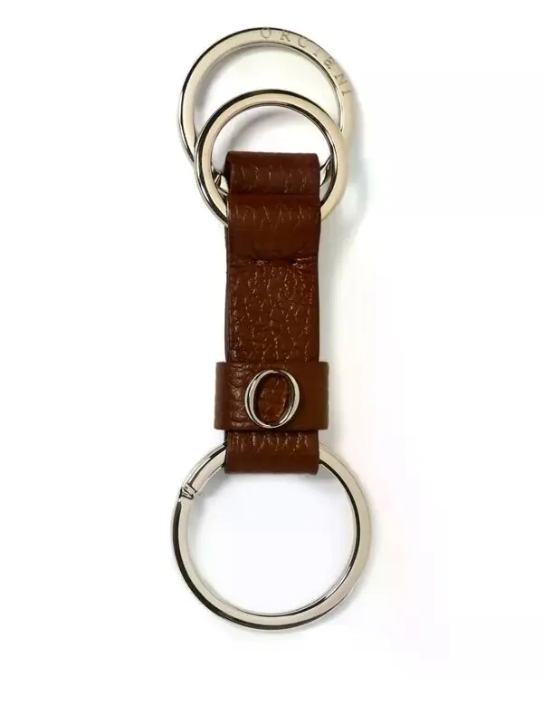 ORTIGNI Textured Keyring - Brown