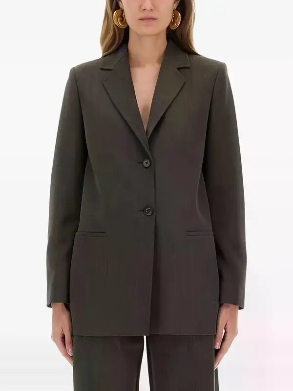 Moschino Single-breasted Blazer - Brown