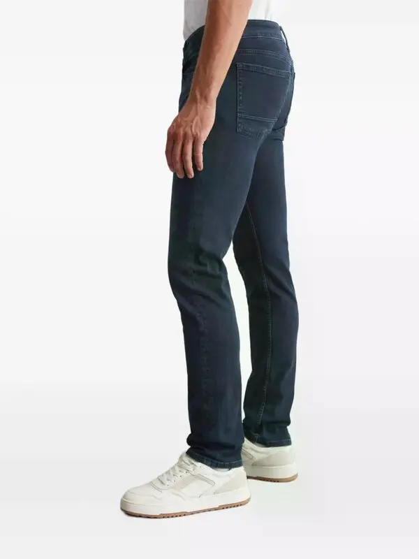 Marc O'polo Leather-patch Jeans With Belt Loops