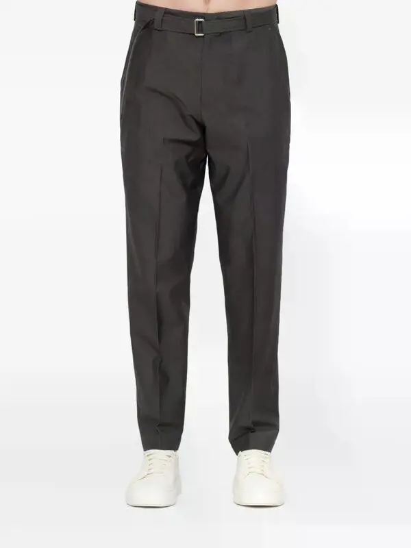 LOW BRAND Belted Trousers