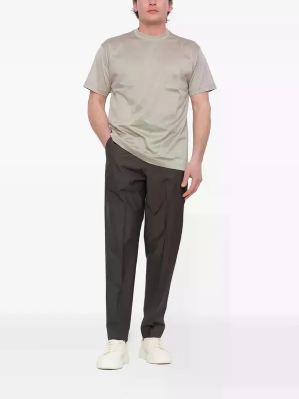 LOW BRAND Belted Trousers