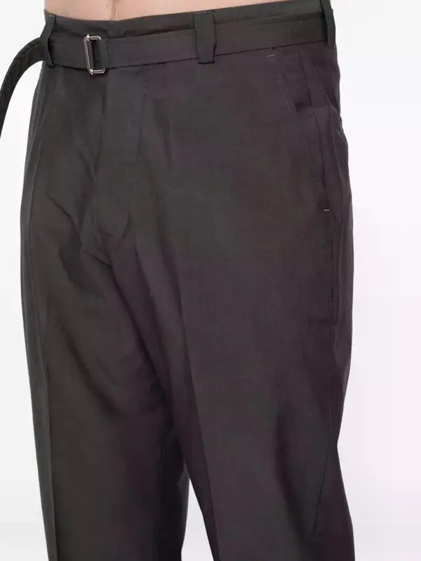 LOW BRAND Belted Trousers