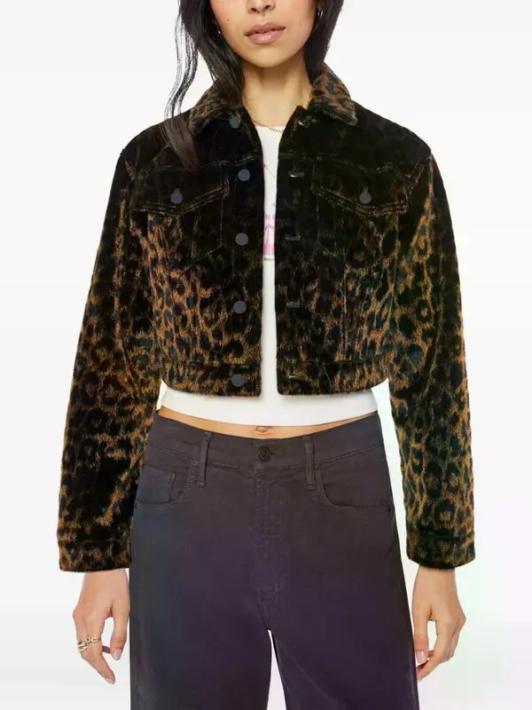 MOTHER Leopard Print Jacket