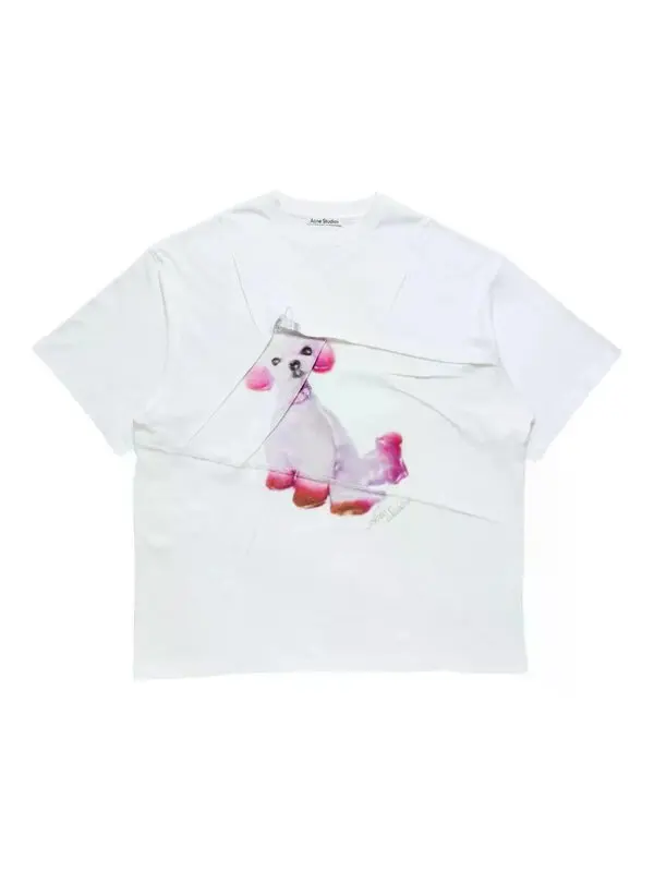 Acne Studios Graphic Print T-shirt - White