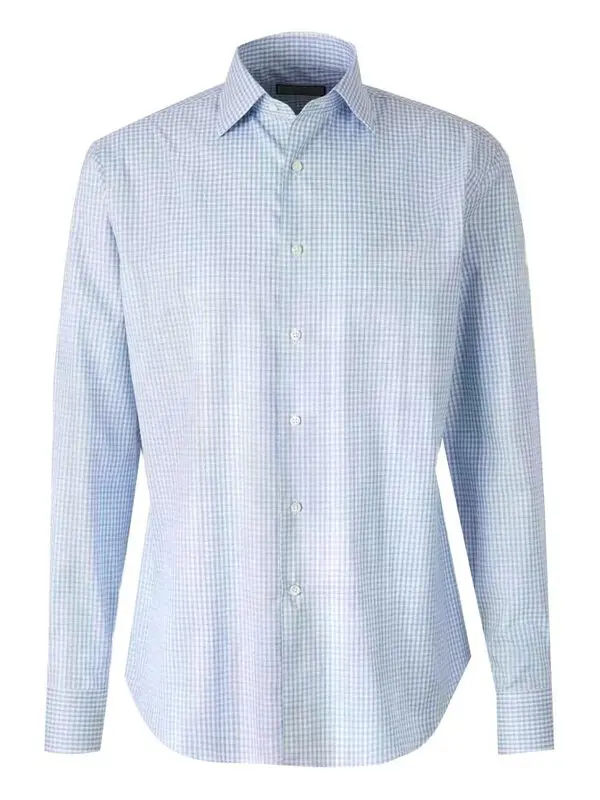 Canali Ribbed Button Shirt