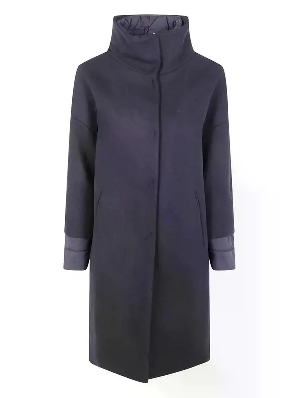 Herno Funnel-neck Long Jacket