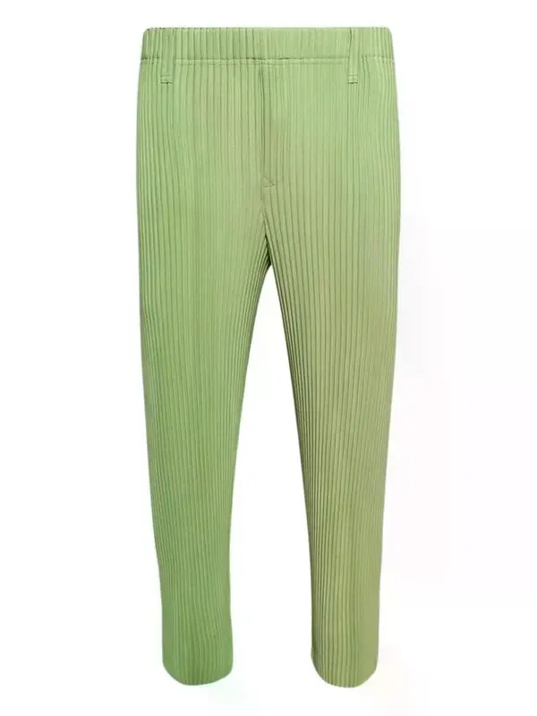 Issey Miyake Pleated Trousers - Green