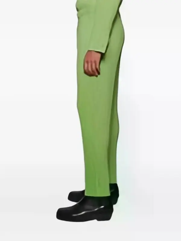 Issey Miyake Pleated Trousers - Green