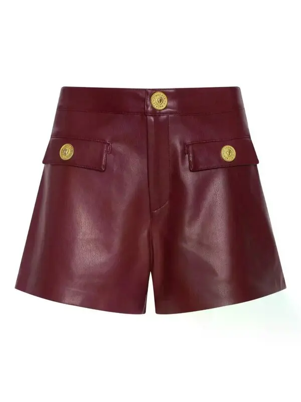 L'Agence Buttoned-pocket Shorts