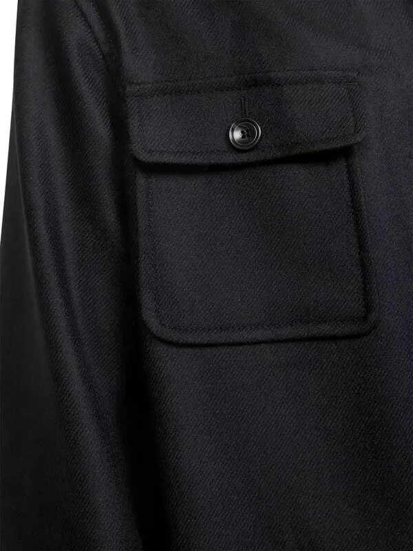 Tagliatore Buttoned Chest-pocket Shirt