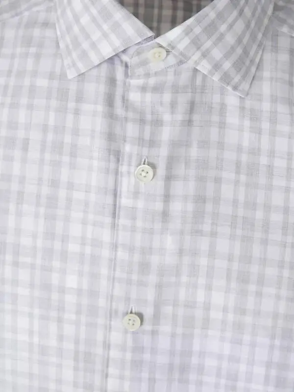 Zegna Check-pattern Button Shirt