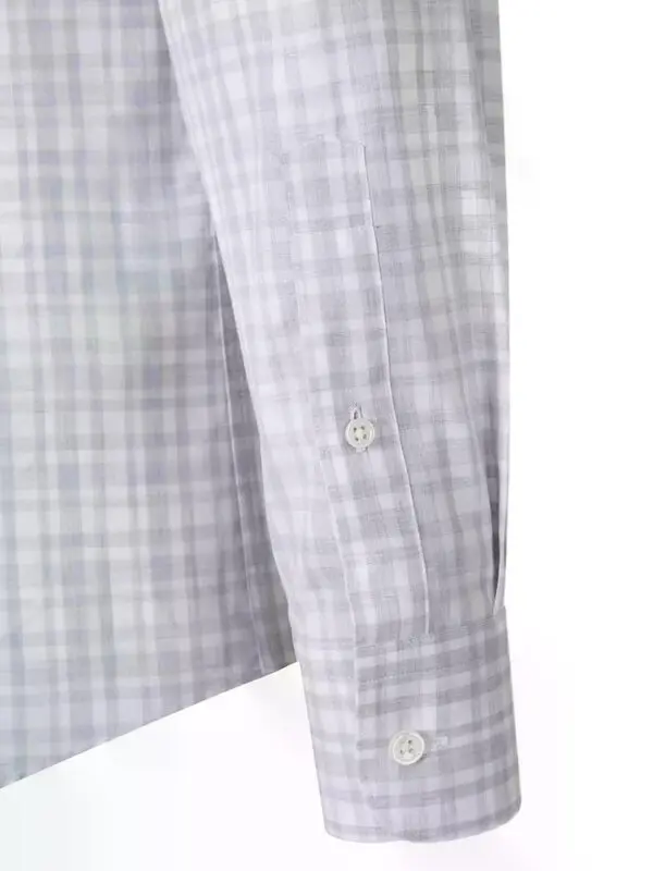 Zegna Check-pattern Button Shirt