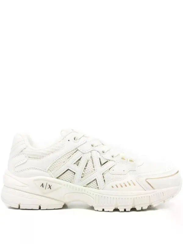 Armani Exchange Logo Panelled Low-top Sneakers