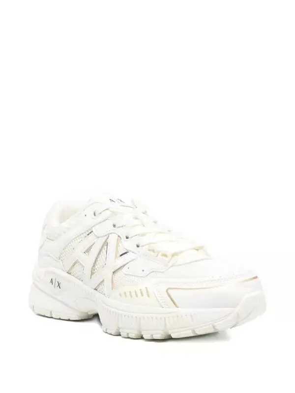 Armani Exchange Logo Panelled Low-top Sneakers