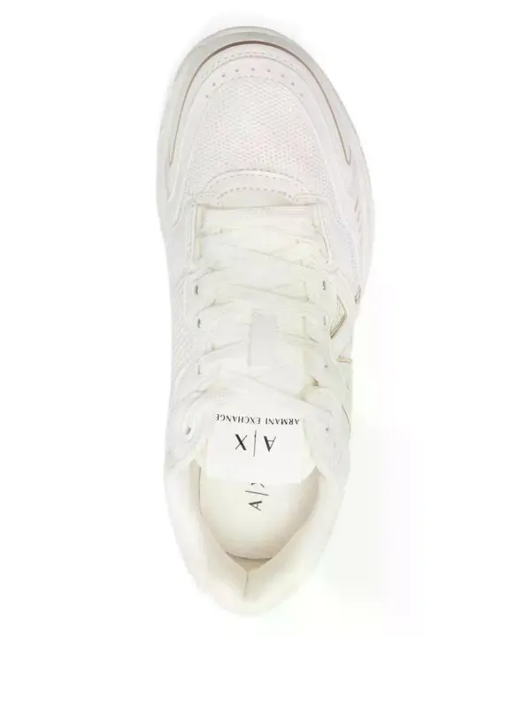 Armani Exchange Logo Panelled Low-top Sneakers