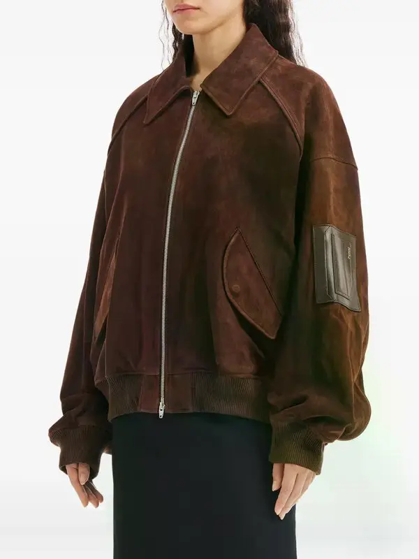 JUUN.J Zip Pocket Suede Jacket
