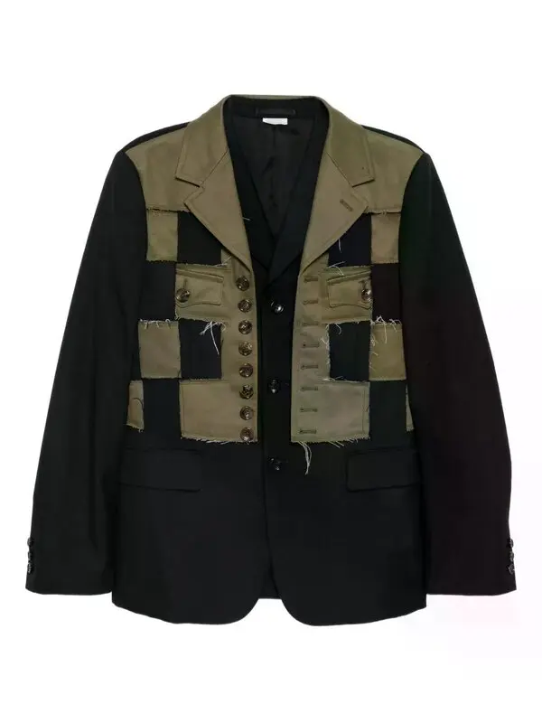 Comme Des Garçons Patchwork Blazer