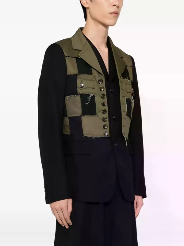 Comme Des Garçons Patchwork Blazer