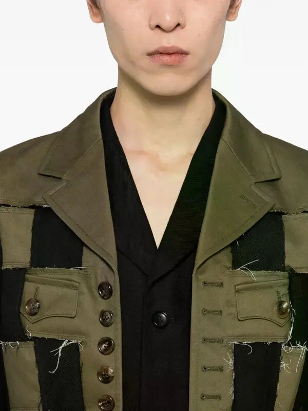 Comme Des Garçons Patchwork Blazer