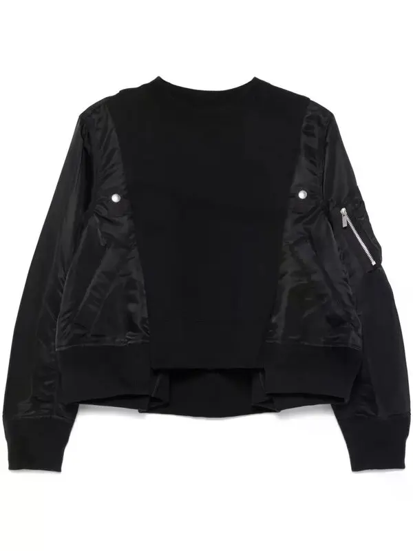 Sacai Paneled Sweatshirt