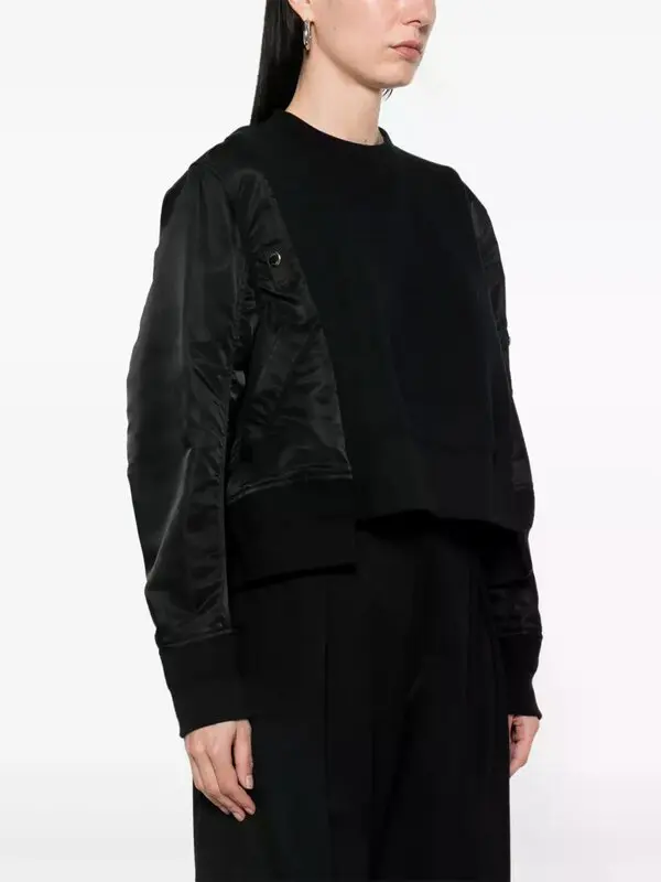 Sacai Paneled Sweatshirt
