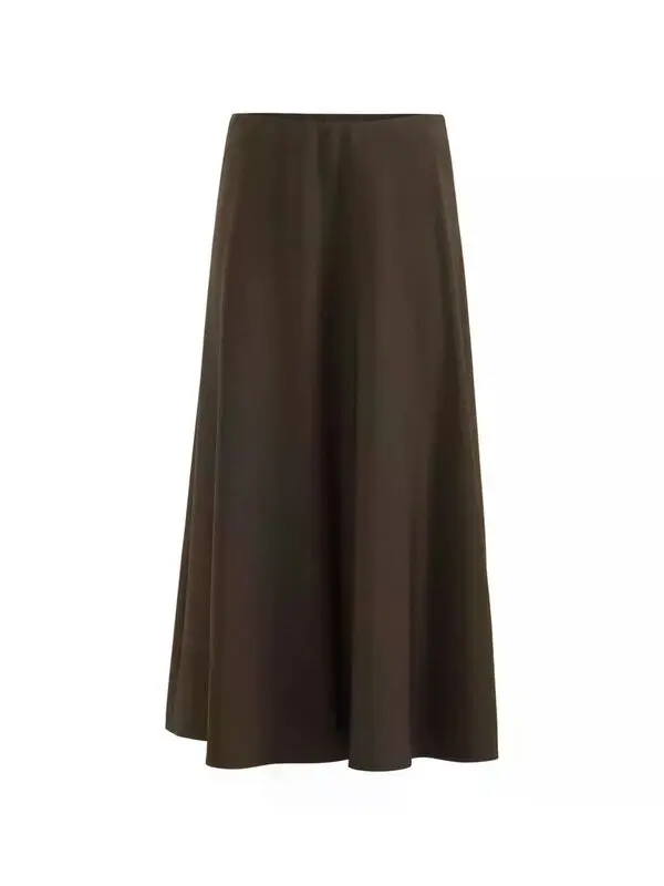 Brunello Cucinelli A-line Midi Skirt - Brown