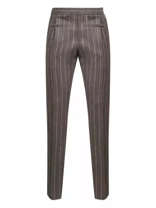 PT TORINO Striped Drawstring Trousers