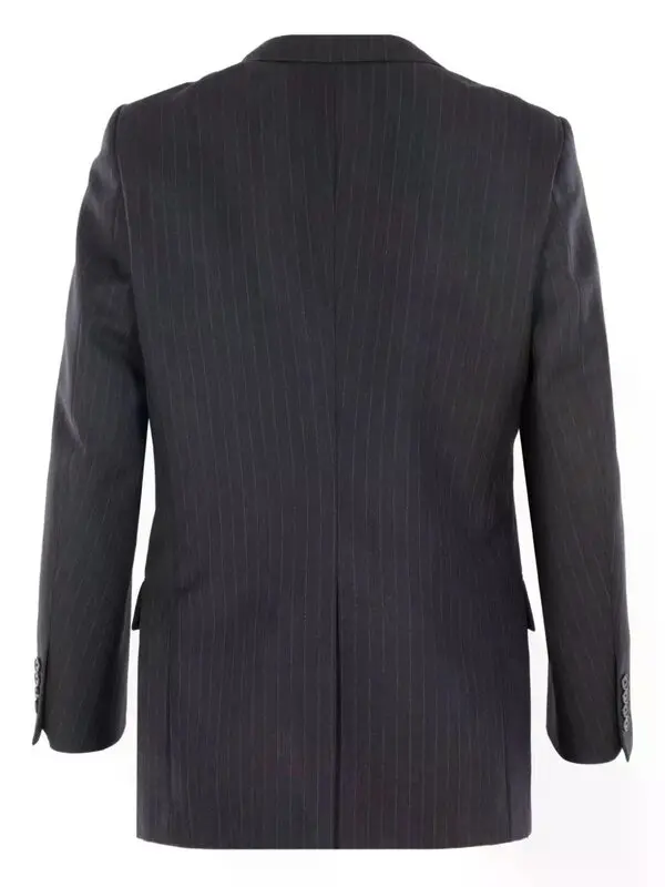 Auralee Striped Two-button Jacket - Grey