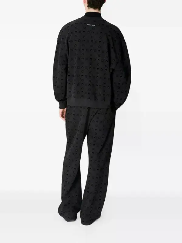 MARINE SERRE Moon-logo Fleece Track Pants