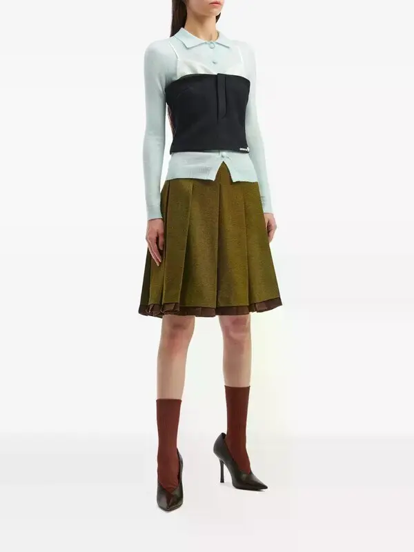 SHUSHU/TONG Buttoned Collared Cardigan