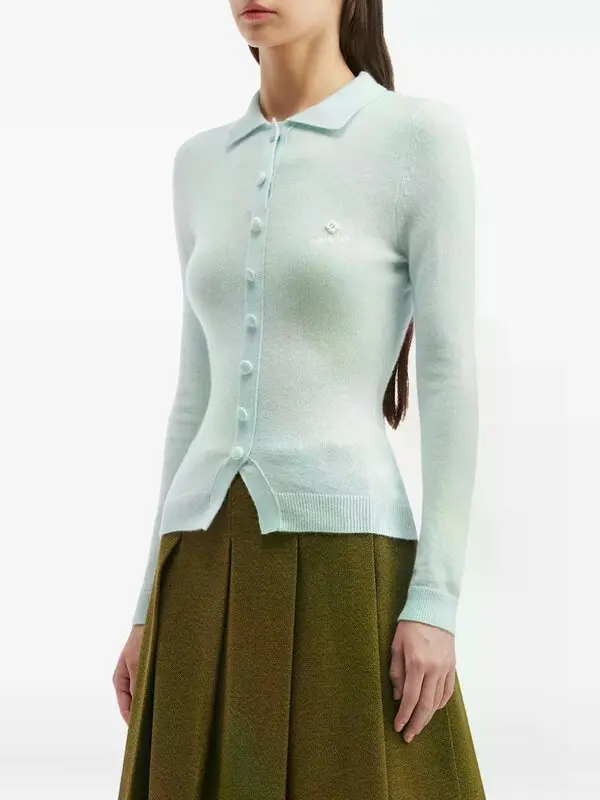 SHUSHU/TONG Buttoned Collared Cardigan