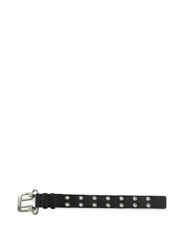 AMBUSH Grommet Leather Bracelet - Black
