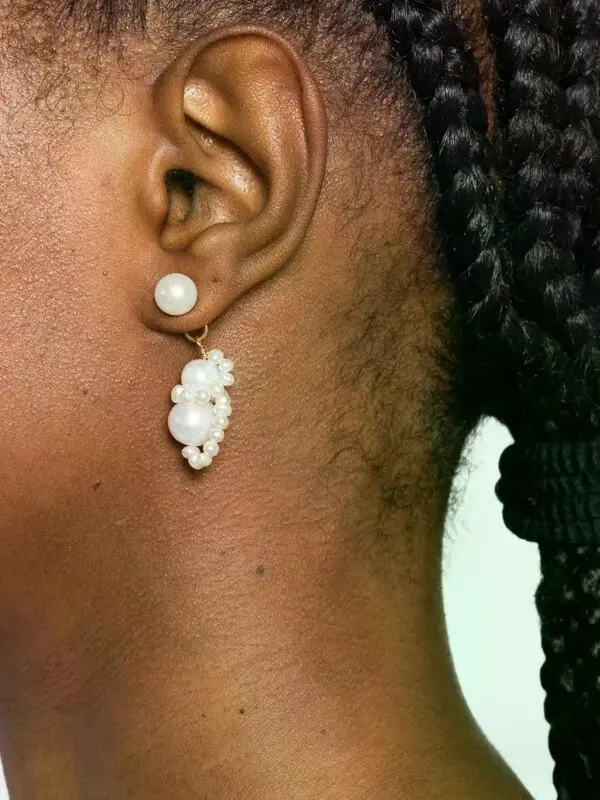 Completedworks Pearl Embellished Earrings
