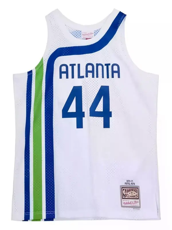 Mitchell & Ness Pete Maravich Atlanta Hawks 1970/71 Hardwood Classics Swingman Tank Top - White