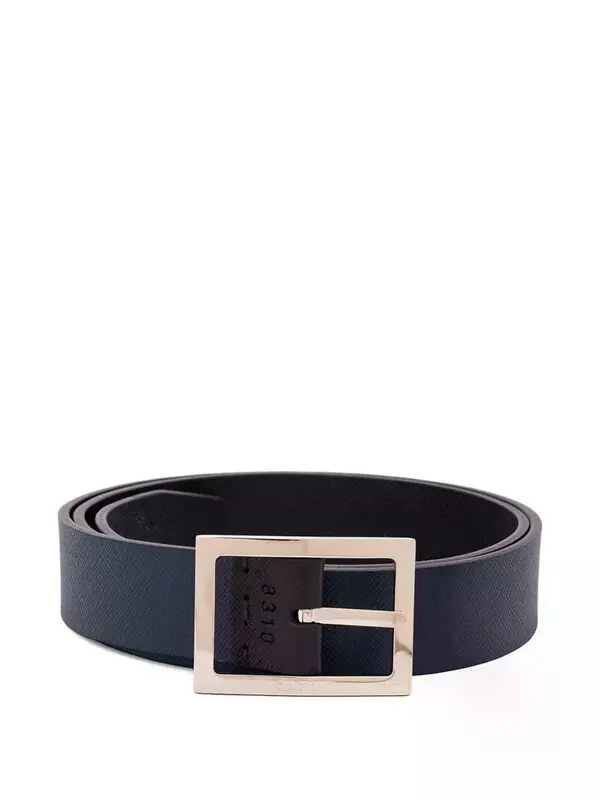 ORTIGNI Square-buckle Belt - Black