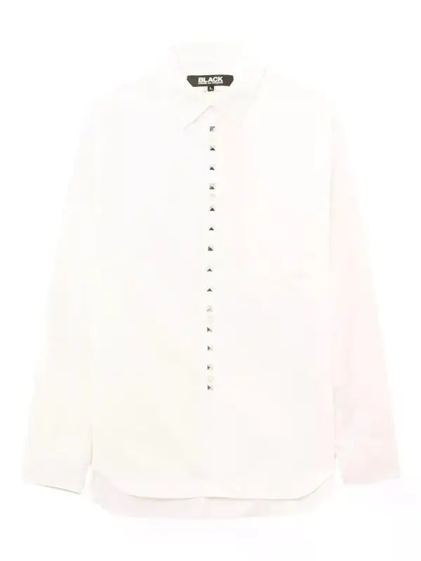 BLACK COMME DES GARÇONS Studded Button-down Shirt - White