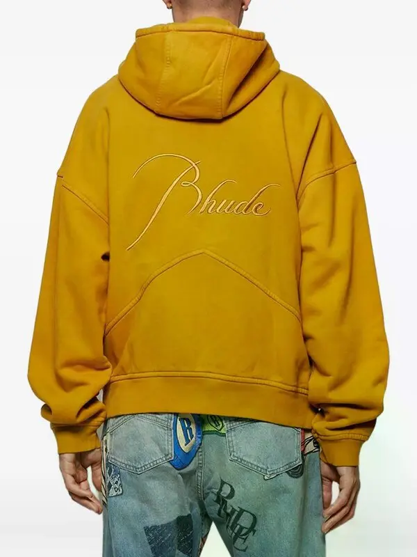 Rhude Logo-embroidered Hoodie