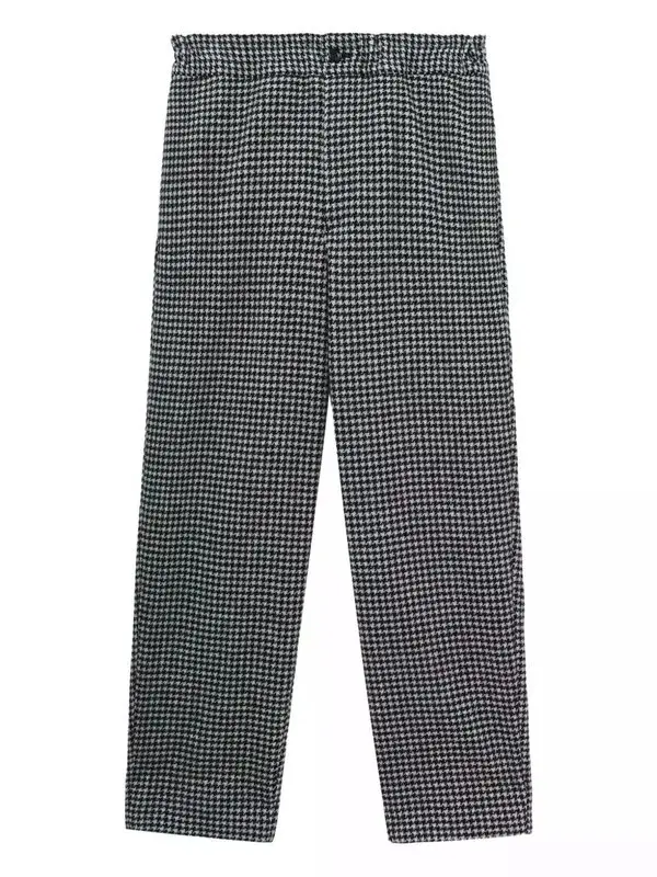 BLACK COMME DES GARÇONS Houndstooth-pattern Trousers