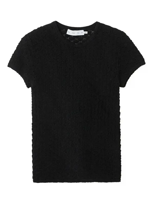 Proenza Schouler White Label Openwork Knit T-shirt