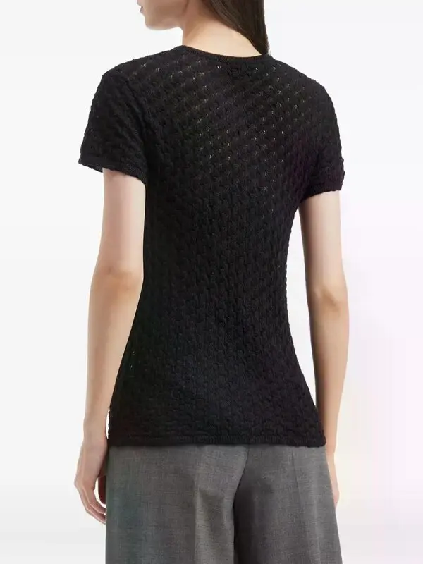 Proenza Schouler White Label Openwork Knit T-shirt