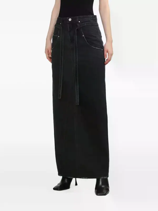 LOW CLASSIC Tie-detail Maxi Skirt