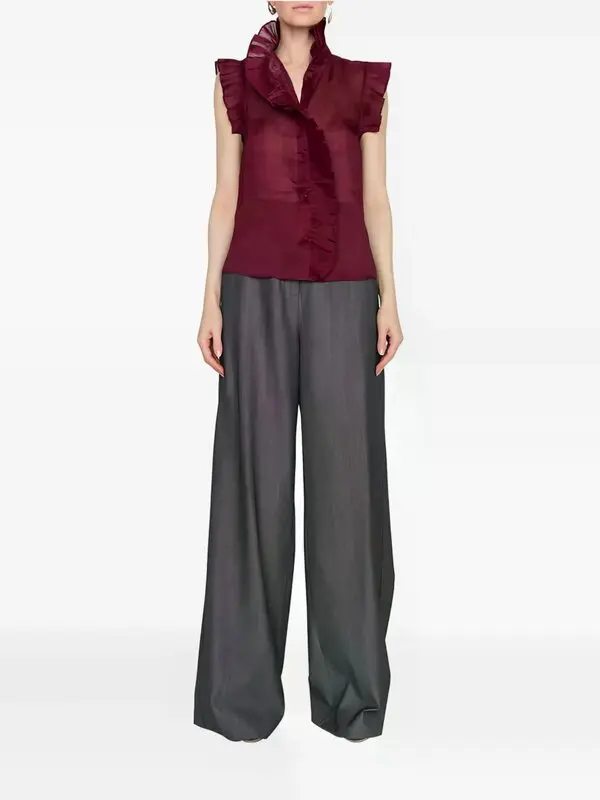 CHRISTY LYNN Marfa Ruffled Blouse