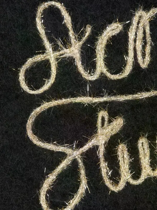 Acne Studios Fringed Logo-detail Scarf