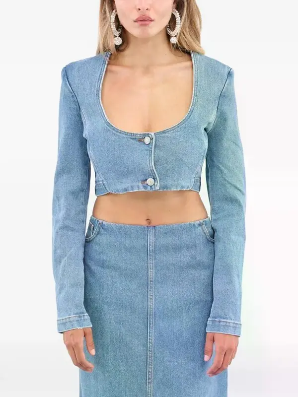 Magda Butrym Button Denim Jacket