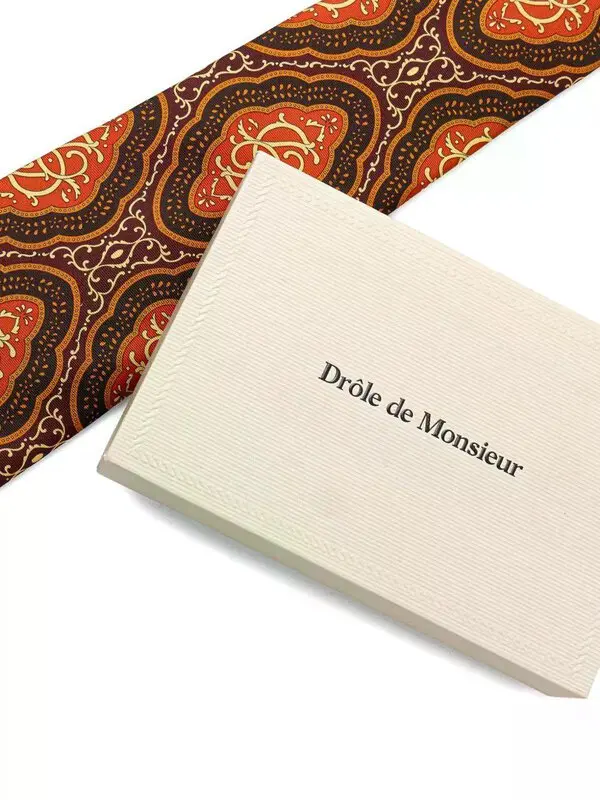 Drole De Monsieur Patterned Neck Tie
