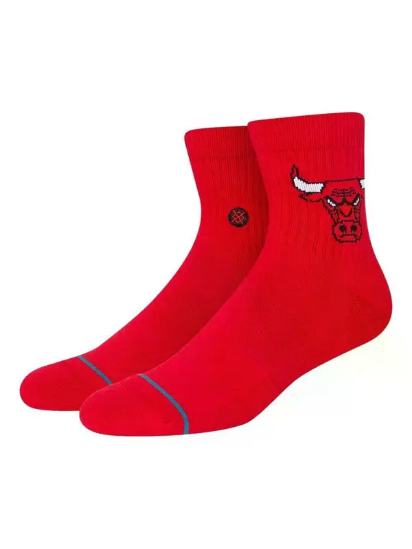 Stance X Nba Chicago Bulls Ankle Socks - Red
