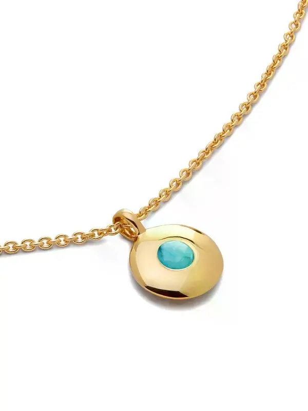 Monica Vinader December Birthstone Pendant Necklace - Gold