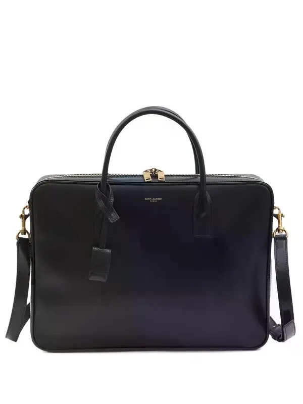 Saint Laurent Large Sac De Jour Bowler Briefcase - Black