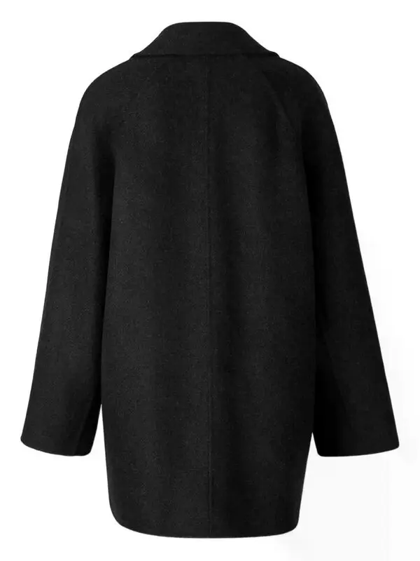 THE ROW High-collar Double-breasted Long Coat