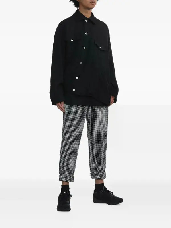BLACK COMME DES GARÇONS Buttoned Pocket Overshirt